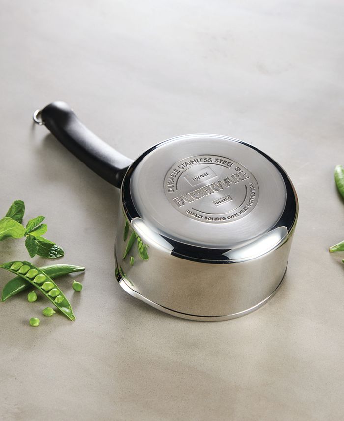 Farberware Brilliance Stainless Steel 1-Qt. Saucepan - Macy's