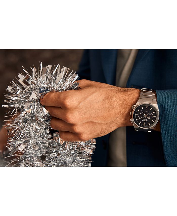 Citizen Eco-Drive Men's Chronograph Modern Axiom Stainless Steel ...