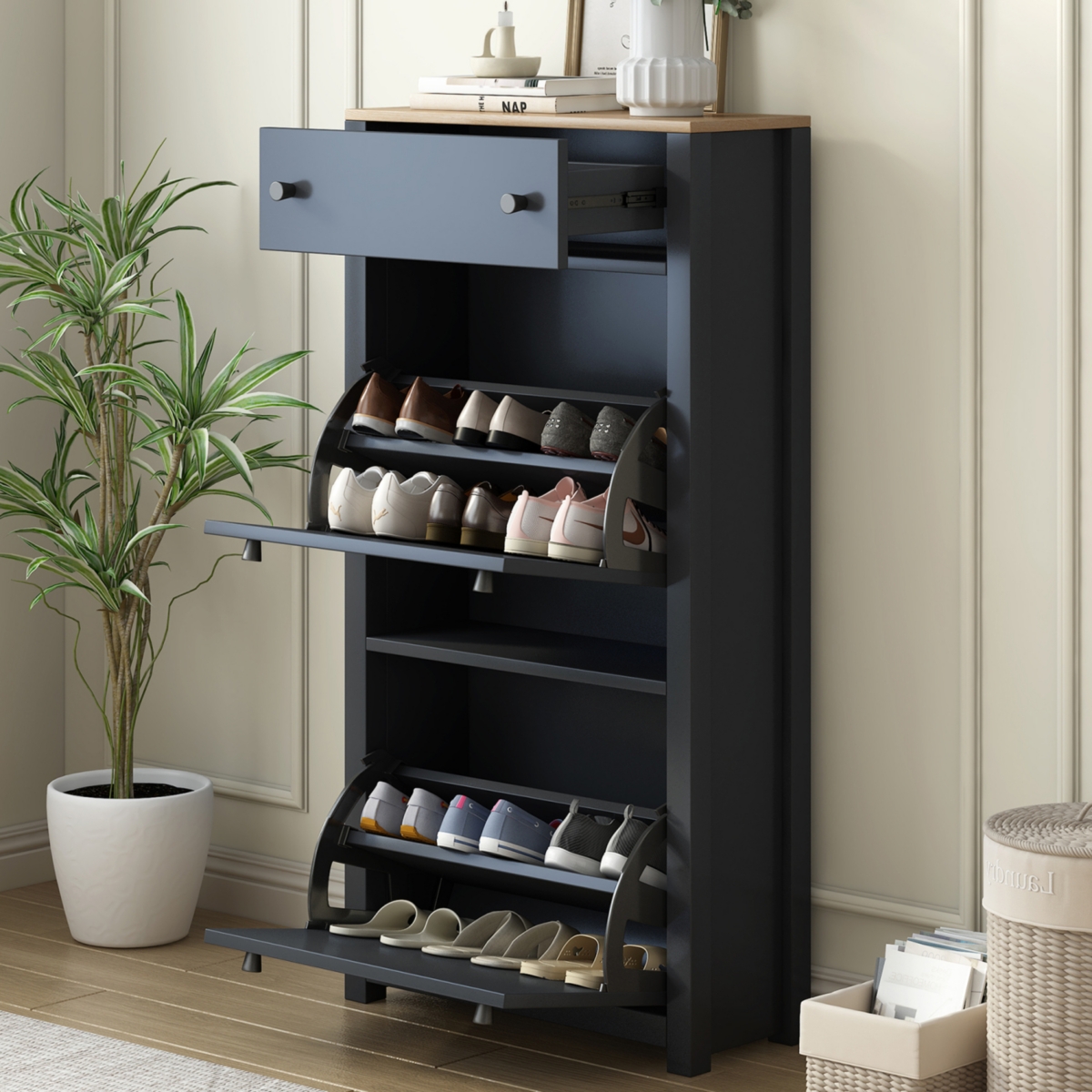 Click here for Streamdale Furniture Entryway Organizer with Shoe... prices