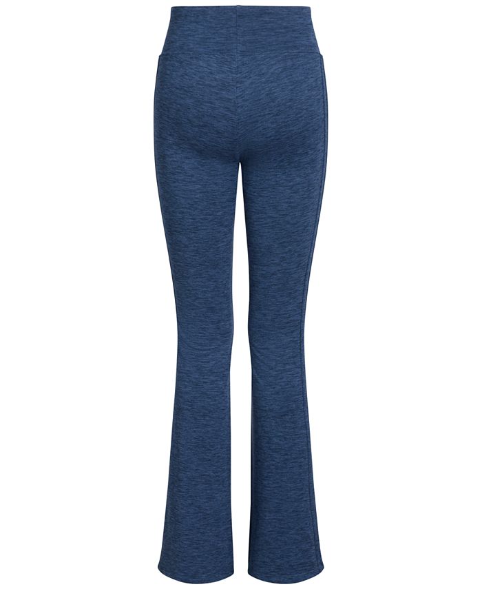 adidas Big Girls Detached-Waistband Mélange Flare-Leg Pants - Macy's