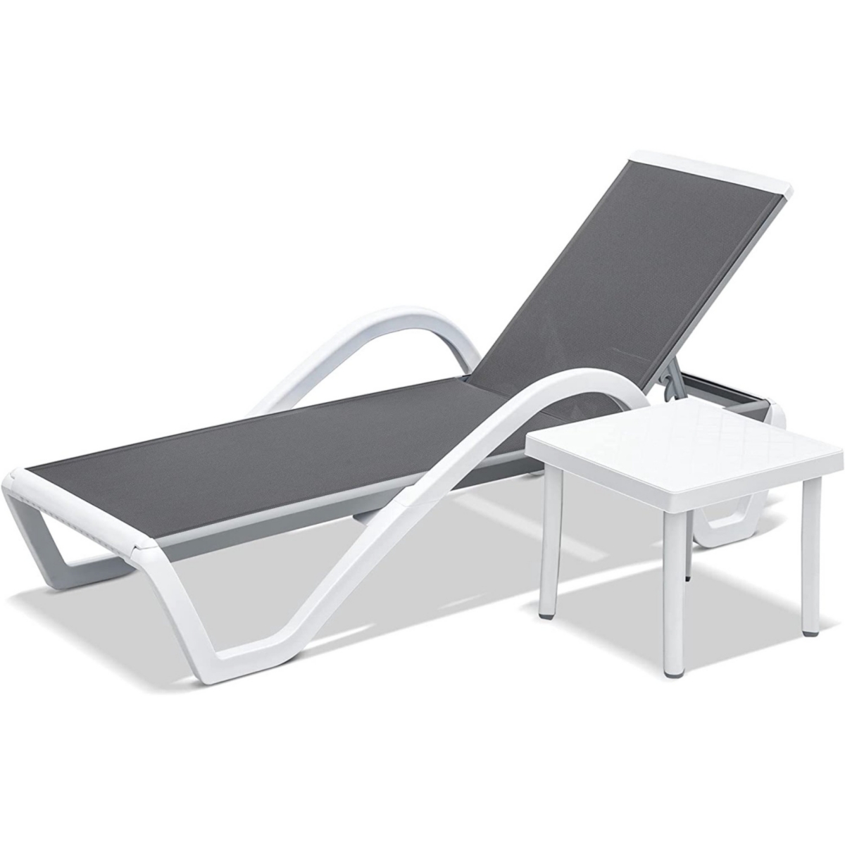 Click here for Streamdale Aluminum Adjustable Pool Chaise Lounge... prices