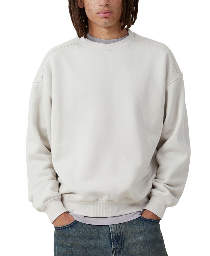 COTTON ON Men's Box Fit Crew Sweater - Macy's