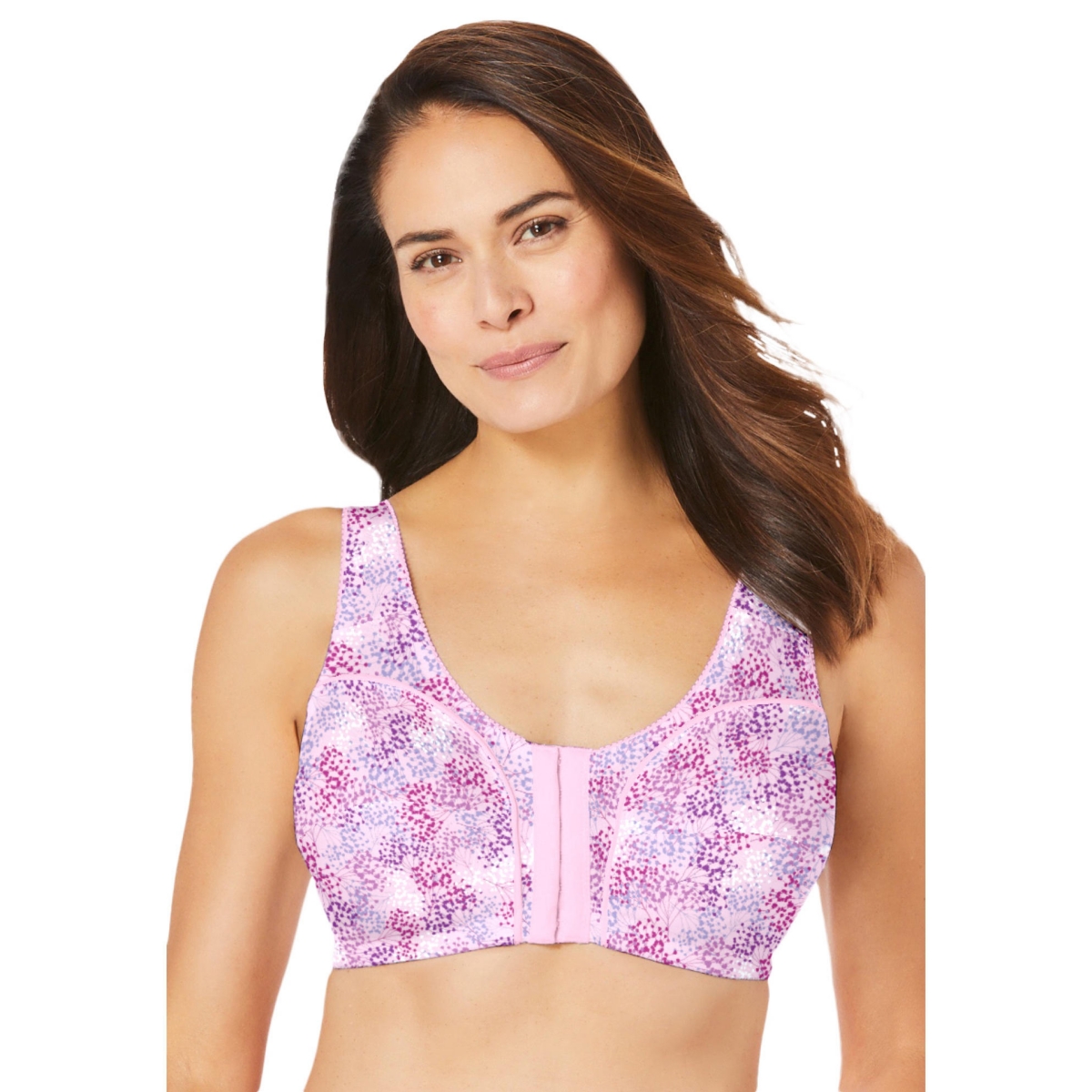 Click here for Comfort Choice Womens 3-Pack Front-Close Cotton Wi... prices