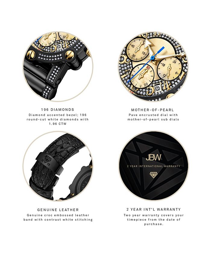 Jbw Men's 10 YR Anniversary Phantom Diamond (1 3/4 ct.t.w ...