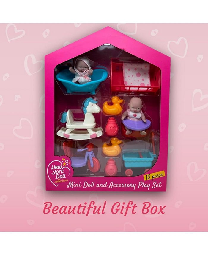 The New York Doll Collection Mini Baby Doll Set - Macy's