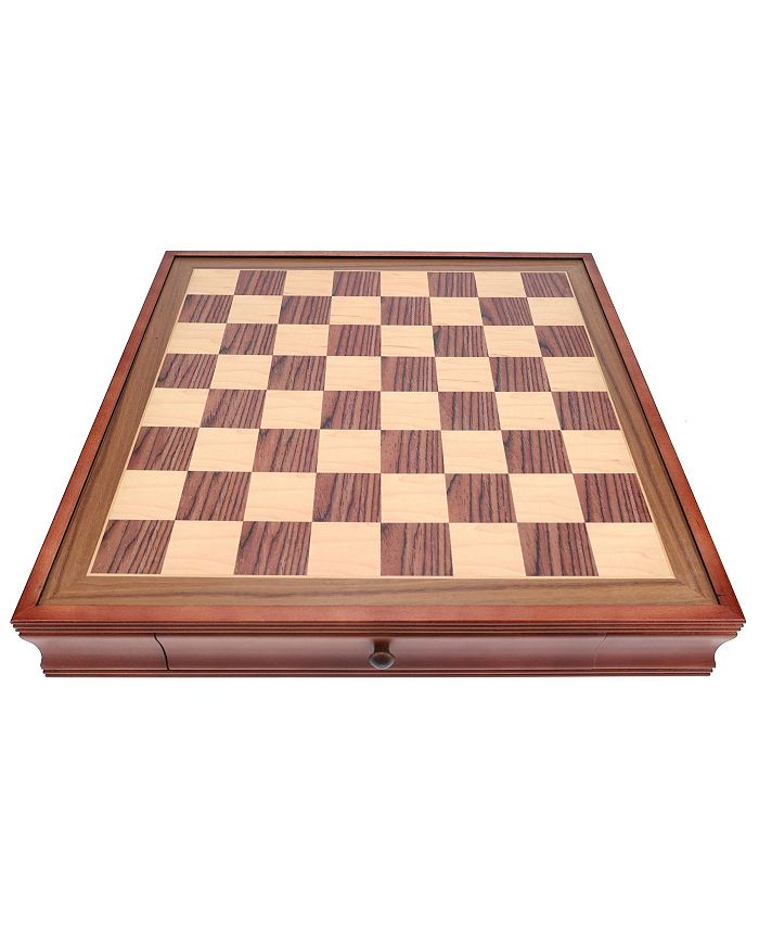 Bobby Fischer WE Games Wood Laminate Chess Board with Storage Drawers ...