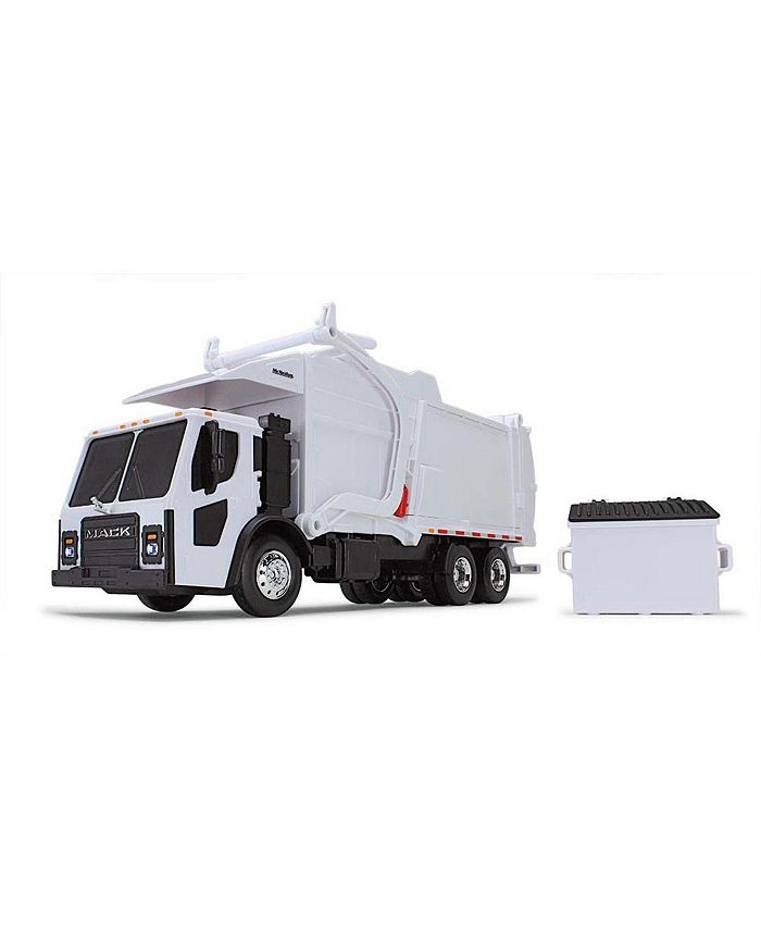 First Gear 1/25 White Mack LR Garbage Truck w/ McNeilus Meridian Loader ...