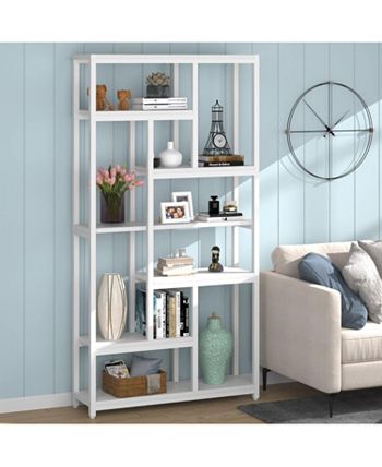 Tribesigns 79 Inch Extra Tall Bookshelf, 7-Tier Classic Bookcase ...