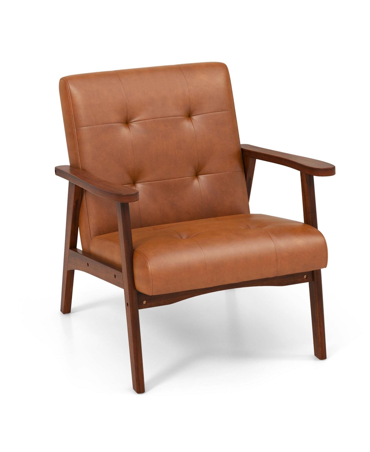 Click here for Mid Century Accent Chair Tufted Reading Armchair S... prices