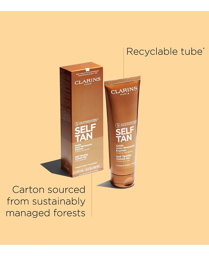Clarins Self Tanning Face & Body Tinted Gel, 4.4 oz. - Macy's