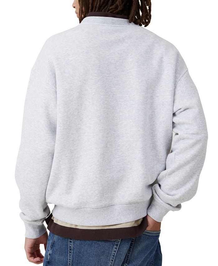 COTTON ON Men's Box Fit Crew Sweater - Macy's