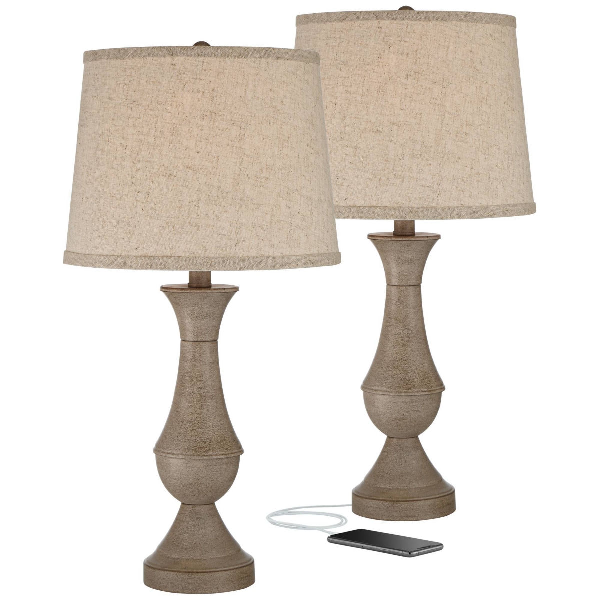 Click here for Regency Hill Avery Traditional Table Lamps 25"... prices