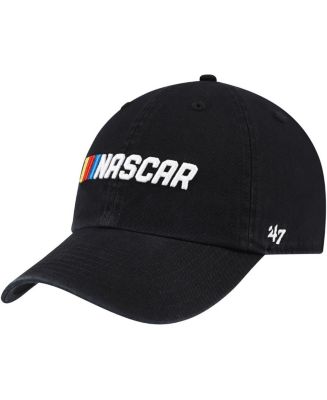 47 Brand Men's Black NASCAR Clean Up Adjustable Hat - Macy's