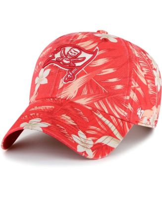 47 Brand Men's Red Tampa Bay Buccaneers Tropicalia Clean Up Adjustable ...