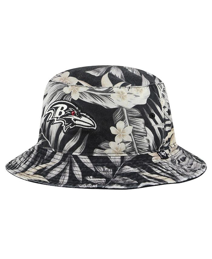 '47 Brand 47 Brand Men's Black Baltimore Ravens Tropicalia Bucket Hat ...