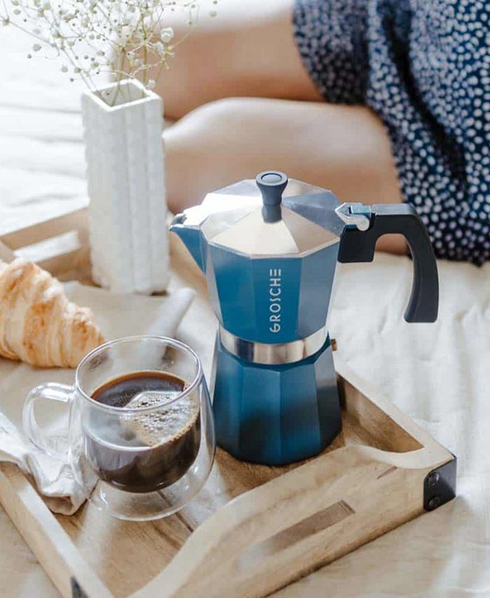 GROSCHE Grind Brew Duo: Milano Moka Pot Bremen Burr Grinder - Macy's