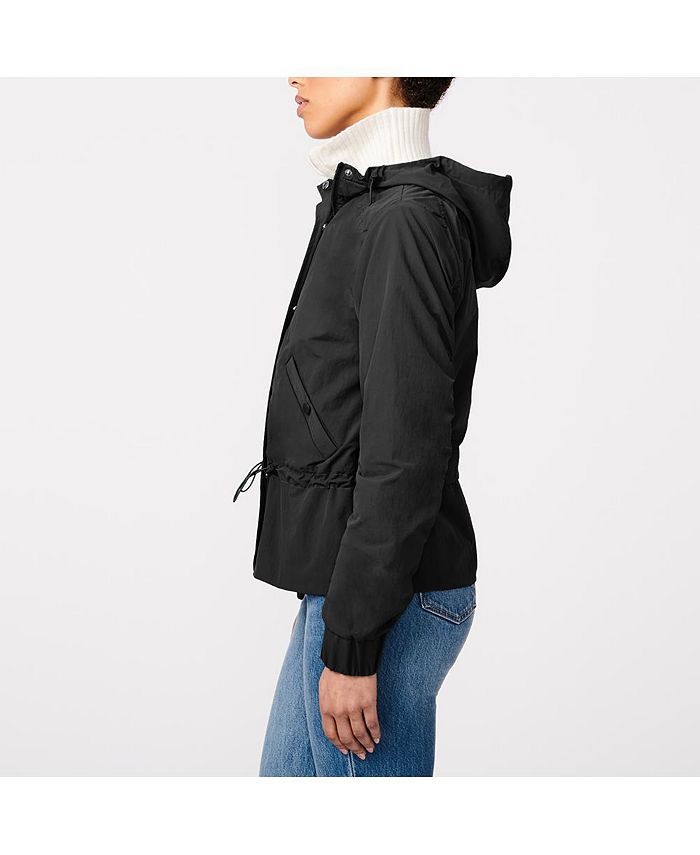 Bernardo Women's Short Hooded Rain Jacket - Macy's