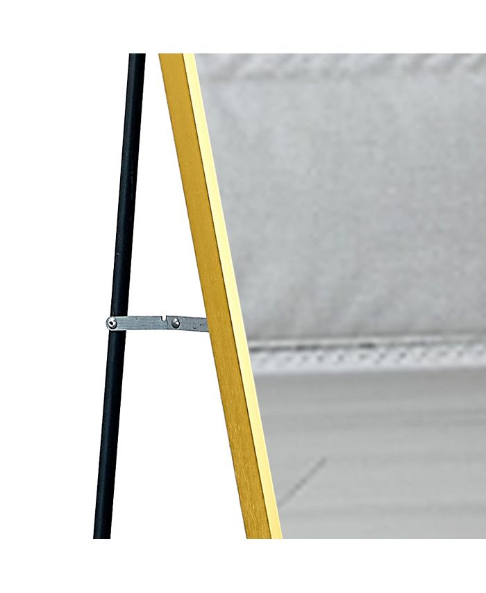Simplie Fun Aluminium Frame Full Body Mirror - Golden 63" X 20" - Macy's