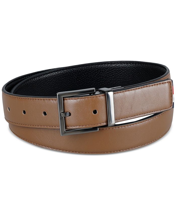 Tommy Hilfiger Men's Reversible Stretch Belt - Macy's