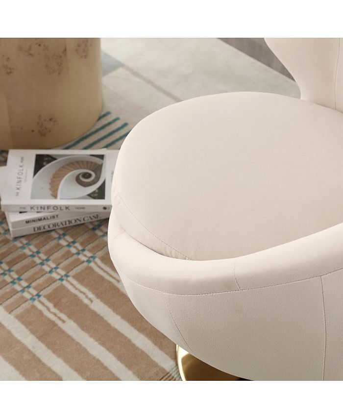 Simplie Fun 360 Degree Swivel Cuddle Chairs, Round Armchairs for Home ...