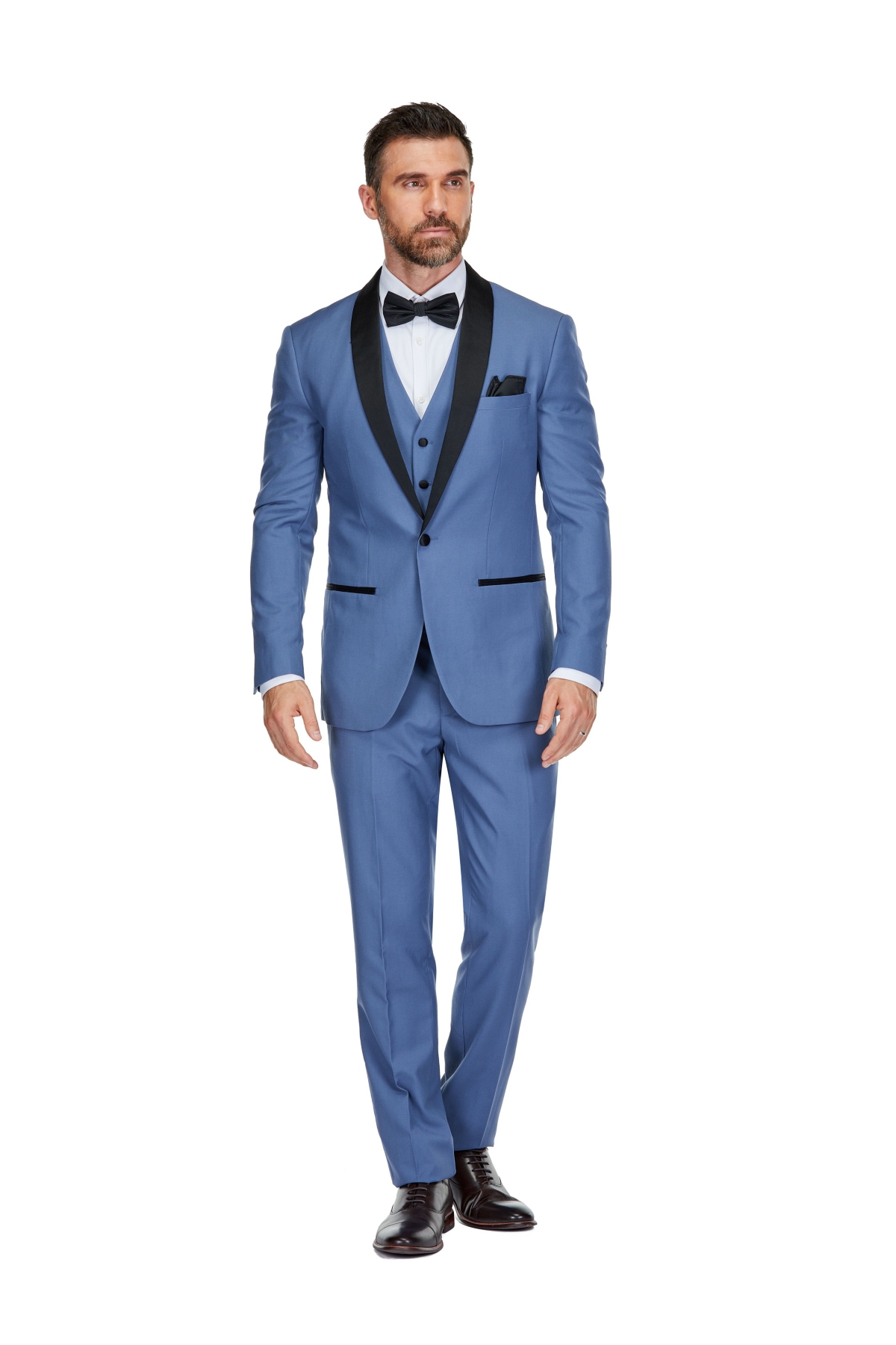 Click here for Gino Vitale Mens 3-Piece Slim Fit Shawl Lapel Tuxe... prices