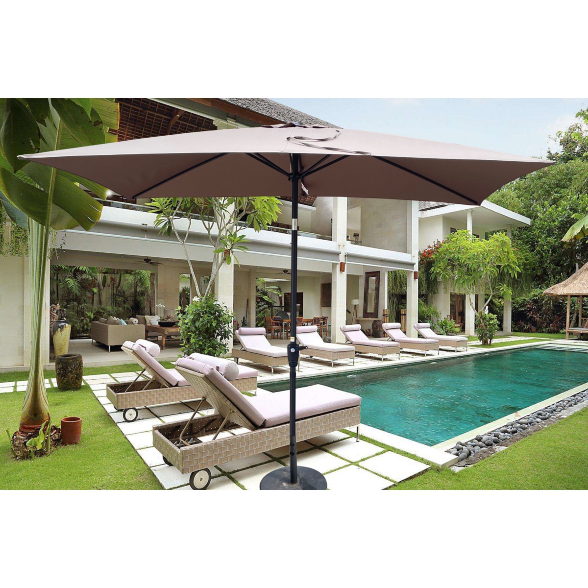 Click here for Streamdale Waterproof Patio Umbrella with Tilt and... prices