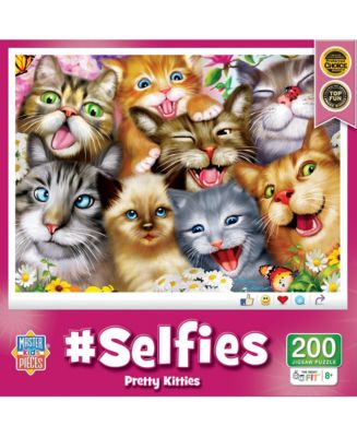 MasterPieces Puzzles MasterPieces Selfies - Pretty Kitties 200 Piece ...