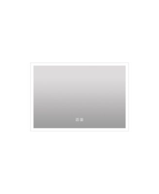 Homlux Rectangular Frosted Edge LED Mirror - Macy's