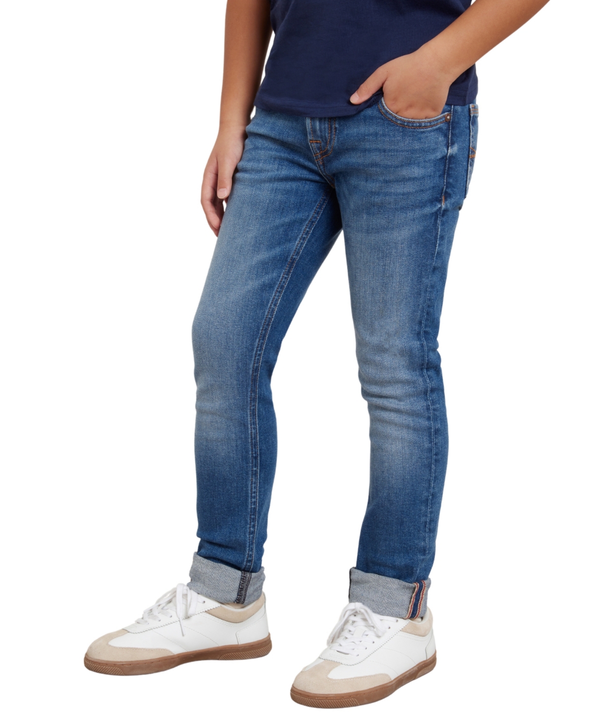 Click here for Guess Big Boys Skinny Fit Stretch Denim 5 Pocket J... prices