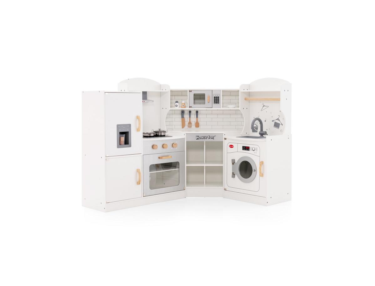 Click here for Corner Kids Play Kitchen with Washing Machine & Ic... prices