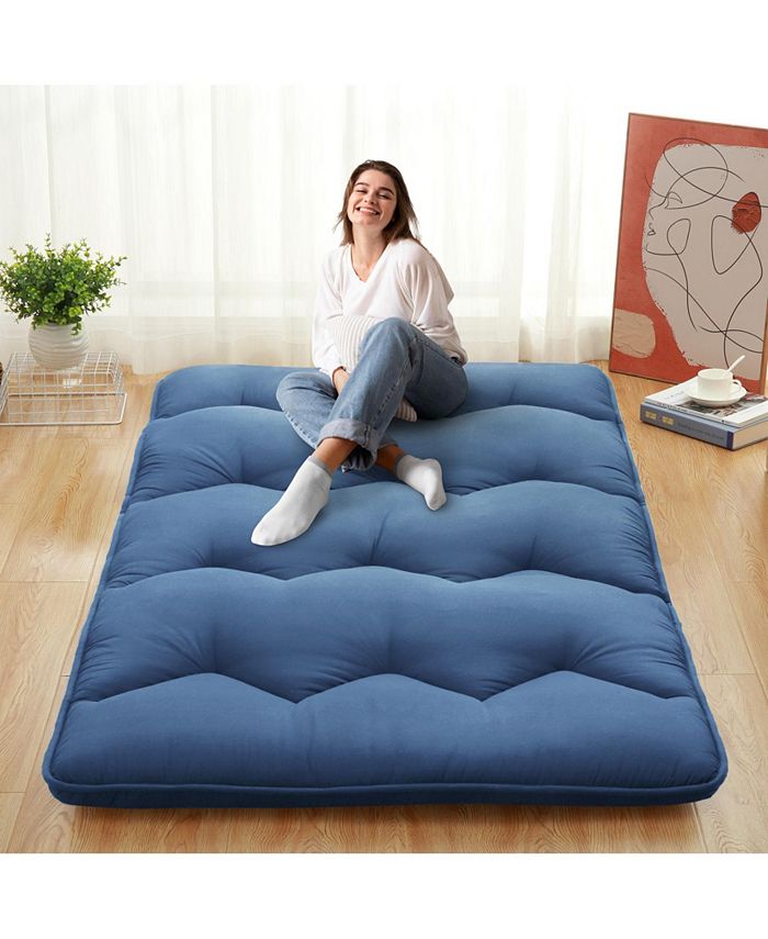 CAROMIO Futon Mattress Full Size, Floor Mattress Pad Portable Dorm ...