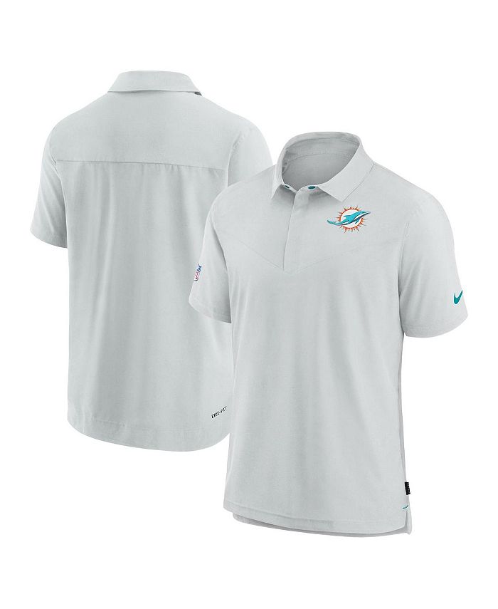 Nike Men's Miami Dolphins Sideline Lockup Performance Polo - Macy's