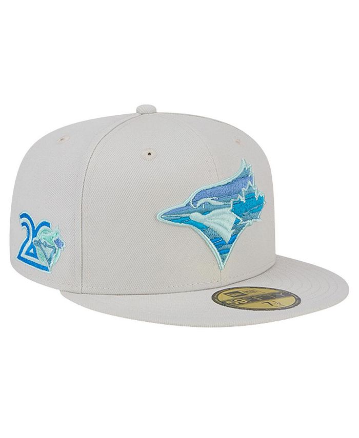 New Era Men's Khaki Toronto Blue Jays Stone Mist 59FIFTY Fitted Hat ...