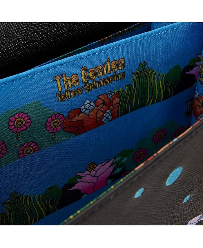 Loungefly The Beatles Yellow Submarine Flap Pocket Crossbody Bag - Macy's