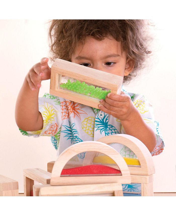 Guidecraft Sensory Rainbow Blocks - 18 Piece Set - Macy's