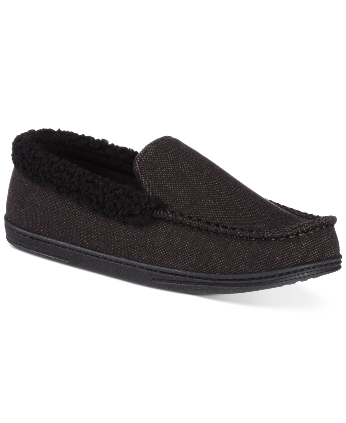 Click here for Isotoner Mens Brushed Knit or Plaid Lewis Moccasin... prices