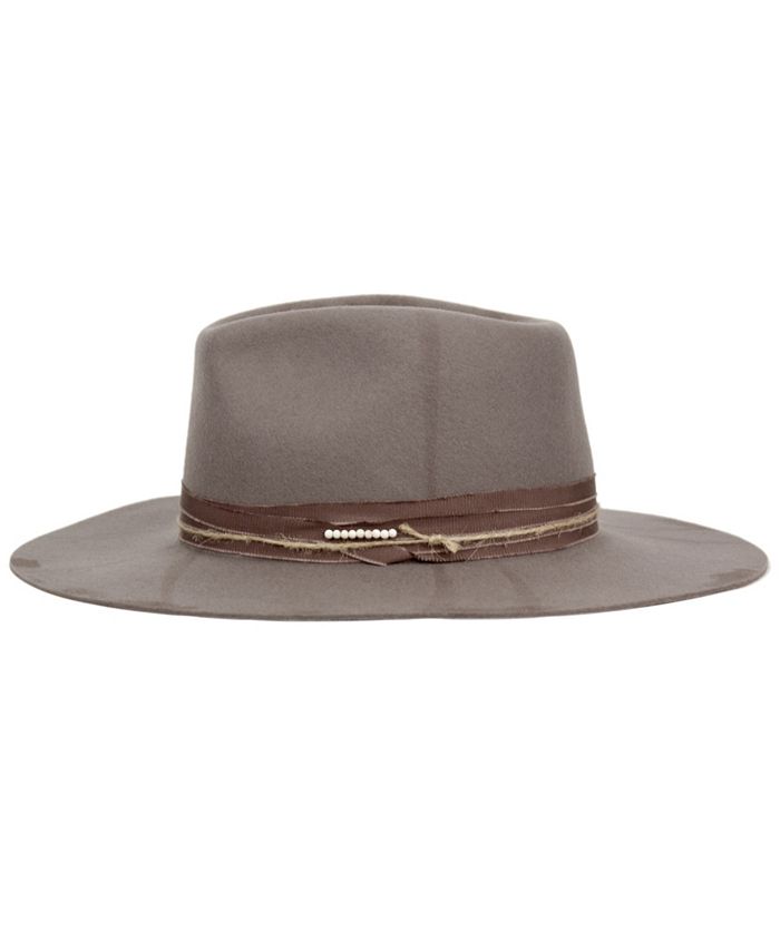 Angela & William Vintage-Like Felt Fedora Ranch Hat - Macy's