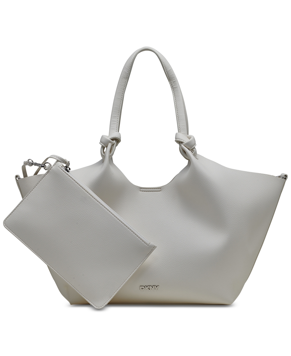 Click here for Dkny Paula Commuter Medium Sleek Tote - Marshmallo prices