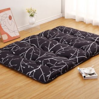 CAROMIO Futon Mattress Full Size, Branches Print Floor Mattress Pad ...