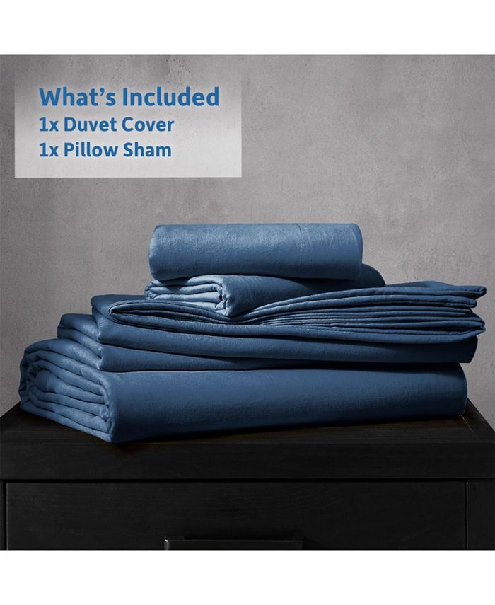 Clara Clark Super Soft Prewashed 2 Piece Duvet Cover Set - Zipper ...