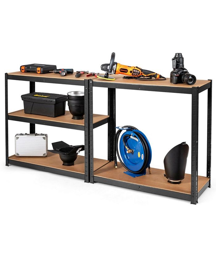 Slickblue Adjust 30 x60 Inch 5 Level Garage Tool Shelf Storage - Macy's