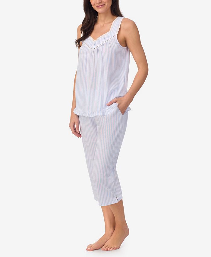 Aria Women's Sleeveless Capri PJ Set - Macy's