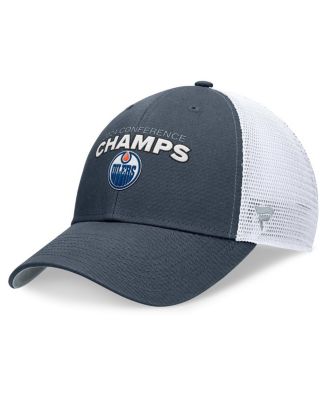 Fanatics Men's Gray/White Edmonton Oilers 2024 Western Conference ...