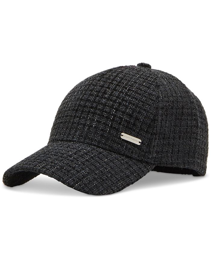 Steve Madden Tweed Baseball Cap - Macy's