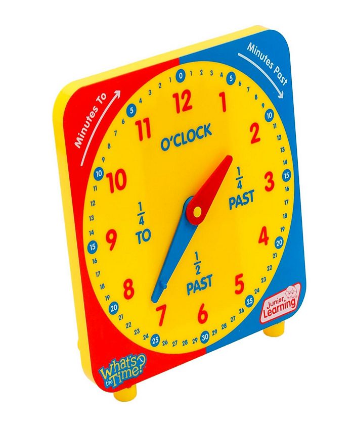 Junior Learning What's the Time Geared Learning Clock - Macy's