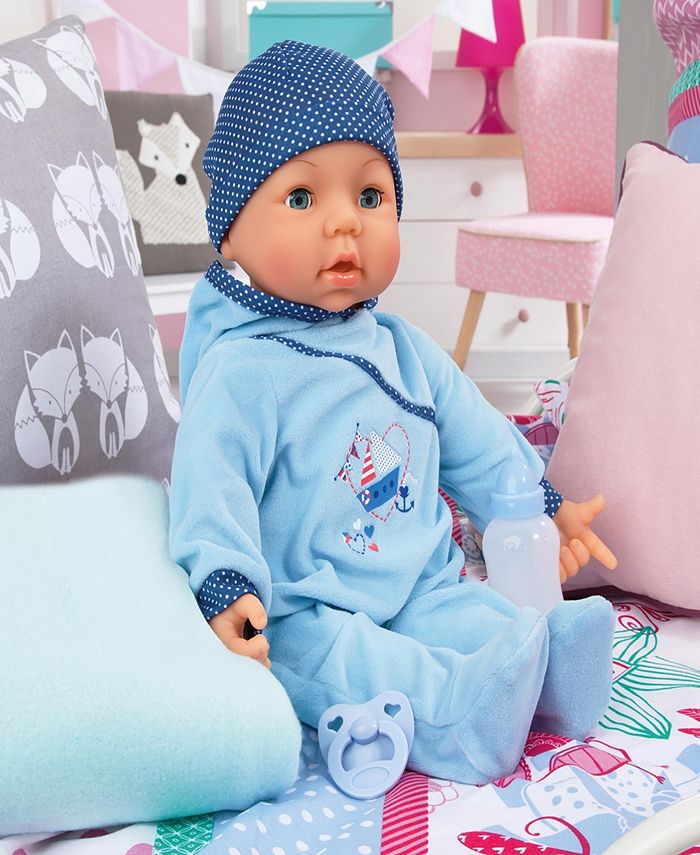 Bayer Design Hello Baby Blue Boat Boy Doll - Macy's