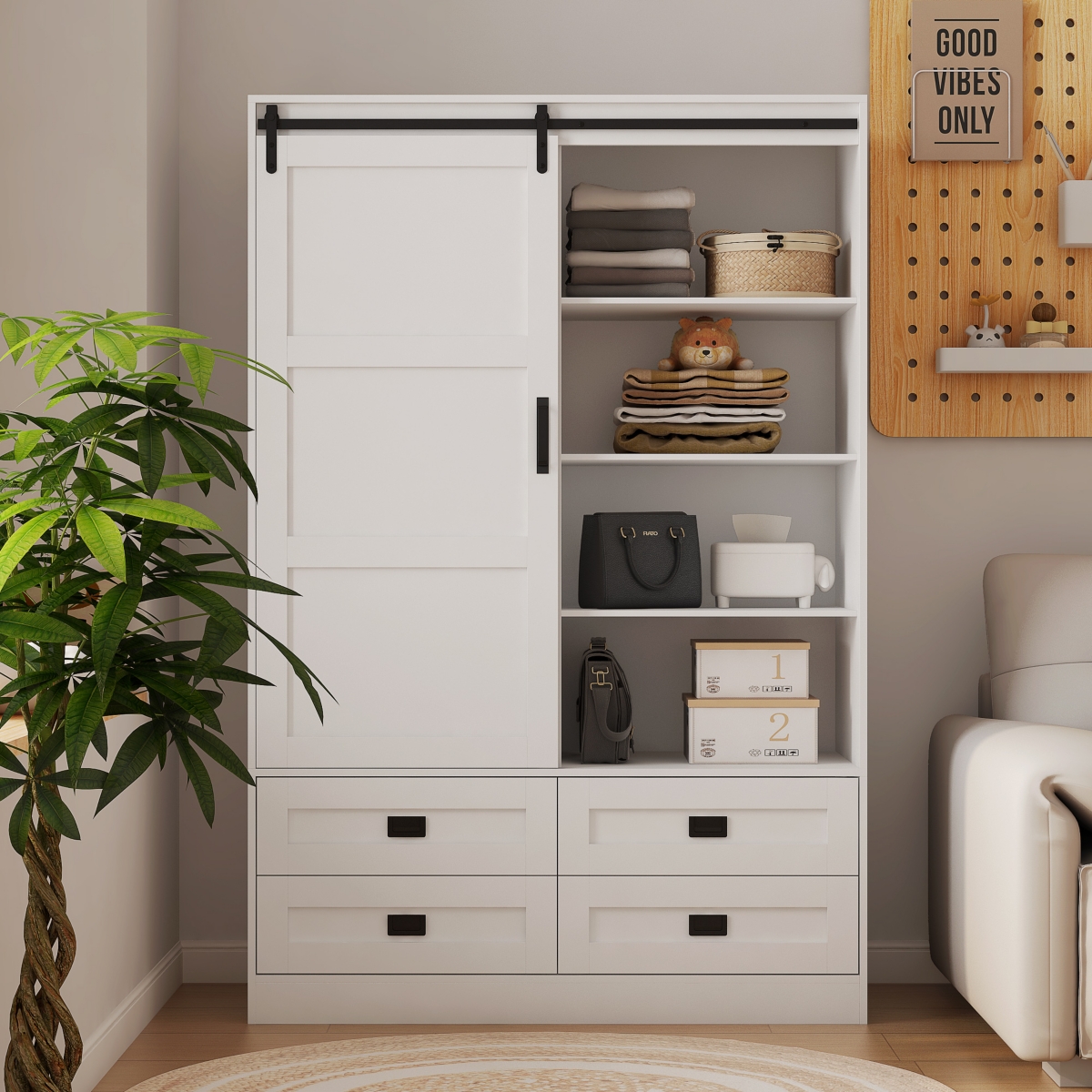 Click here for Streamdale Furniture Tall Bedroom Armoire Wardrobe... prices