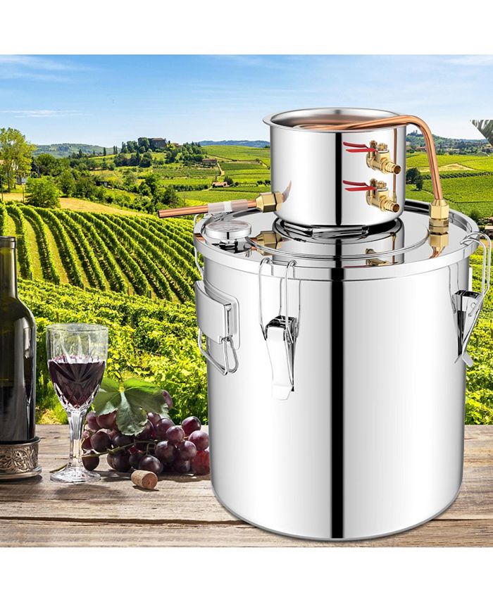 Slickblue 40 L Water Juicer Maker with 2 Stainless Steel Pots-5 Gal ...