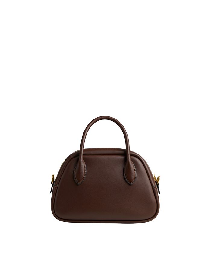 COACH Borough Leather Bowling Bag - Macy's