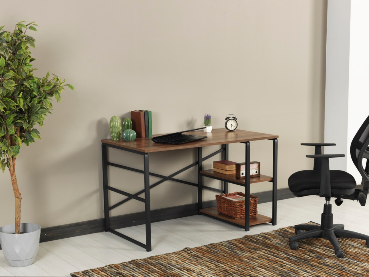 Click here for Streamdale Sage Metal Frame 47 Wooden Top 2 Shelve... prices